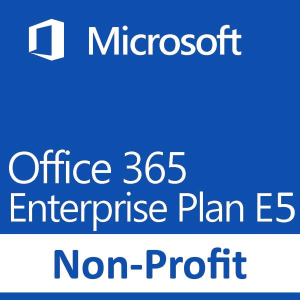 Microsoft 365 E5 - Nonprofit License - (Monthly per user)